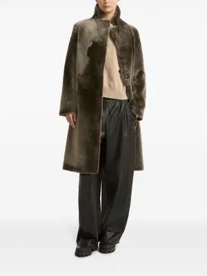 YVES SALOMON Shearling Coat - Grey