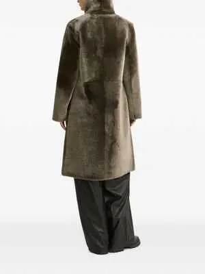 YVES SALOMON Shearling Coat - Grey