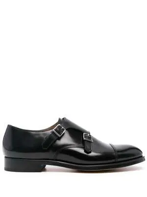 DOUCAL'S Leather Monk Shoes