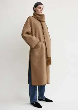 TOTEME Embroidered Scarf Coat