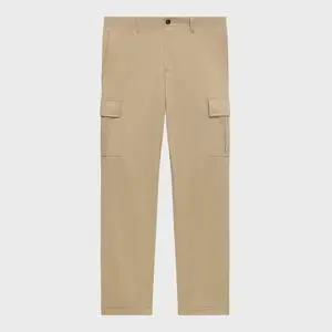 Theory Straight Cargo Pant In Stretch Cotton Twill
