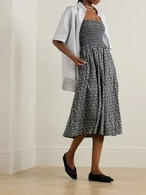 Veronica Beard Cornelia Strapless Midi Dress