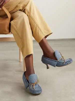 JW Anderson Babush Denim Pumps