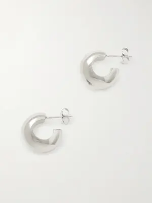 Lié Studio The Simone Hoop Earrings - Silver