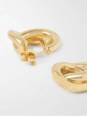 Lié Studio The Diana -plated Hoop Earrings - Gold