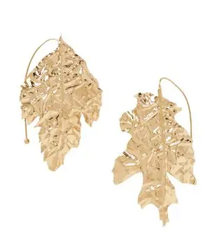 JIL SANDER Tone Statement Earrings - Gold
