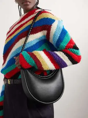 Bottega Veneta Hula Hoop Medium Leather Shoulder Bag