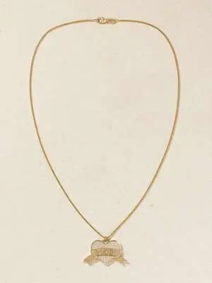 Established Mom Tattoo Diamond Necklace