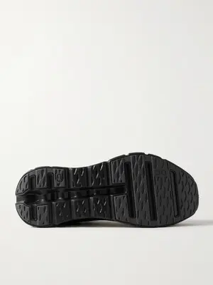 On Cloudtilt Stretch-knit Sneakers - Black