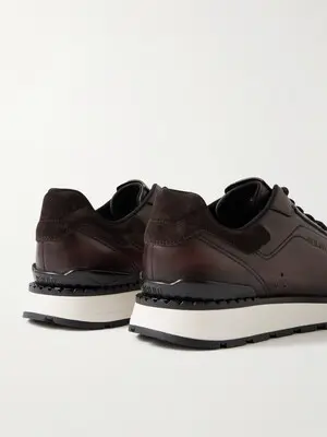 Berluti Fast Track Leather Sneakers