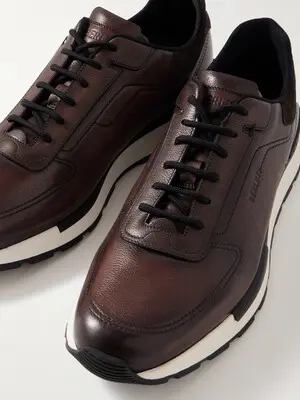 Berluti Fast Track Leather Sneakers