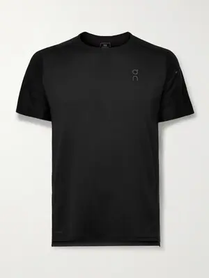 On Performance-t Stretch Recycled-jersey T-shirt - Black