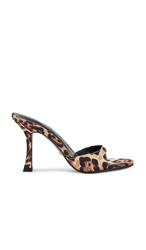 Raye Alejandra Leopard Print High Heel Mules