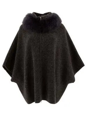 GIOVI Wool And Cashmere Poncho