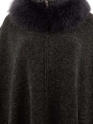 GIOVI Wool And Cashmere Poncho