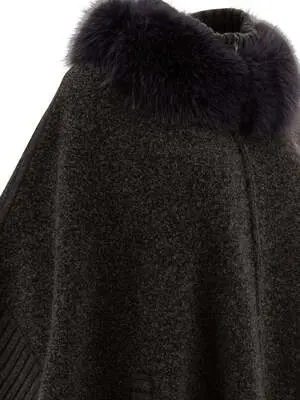 GIOVI Wool And Cashmere Poncho