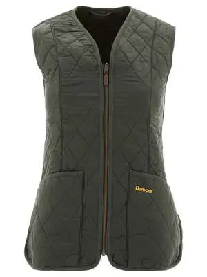 Barbour Betty Quilted Vest Jacket - Green