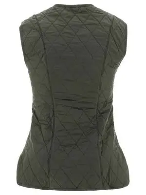 Barbour Betty Quilted Vest Jacket - Green