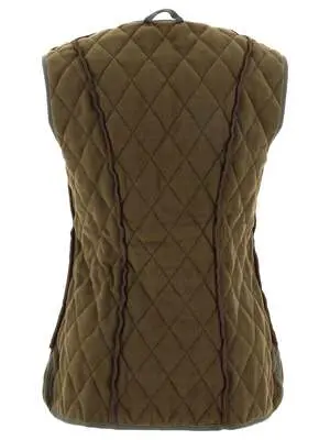 Barbour Betty Quilted Vest Jacket - Green