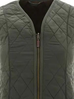 Barbour Betty Quilted Vest Jacket - Green