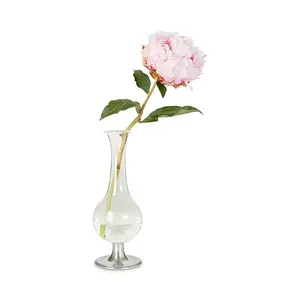 MATCH Footed Glass Vase - Pewter