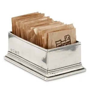MATCH Sugar Packet/business Card Holder - Pewter