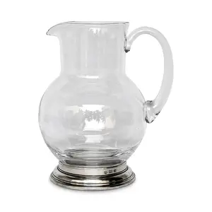MATCH Glass Pitcher - Pewter