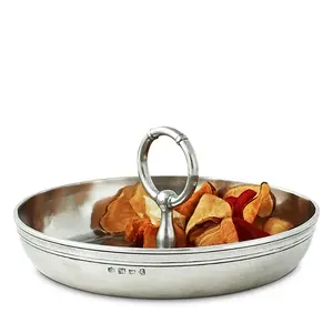 MATCH Festa Dish With Handle - Pewter