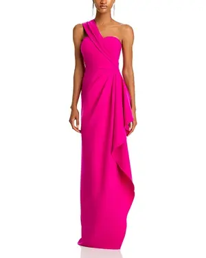 Rickie Freeman For Teri Jon One Shoulder Gown