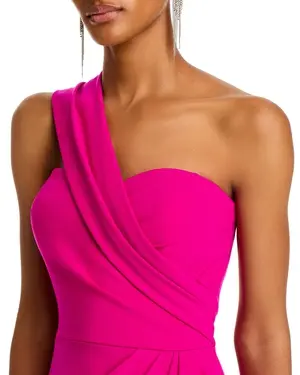 Rickie Freeman For Teri Jon One Shoulder Gown