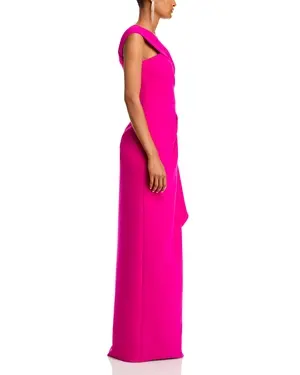 Rickie Freeman For Teri Jon One Shoulder Gown