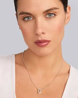Lagos Sterling And Diamond Pendant Necklace