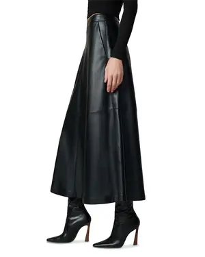 Joe's Jeans X Dani Michelle The Tavi Faux Leather Maxi Skirt