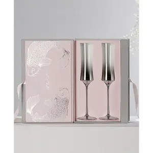NUDE GLASS Dream Parade Flute Champagne Glasses, Set Of 2