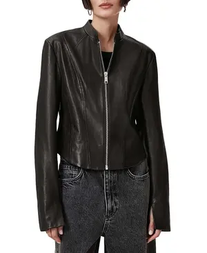 ALLSAINTS Sadler Leather Biker Jacket