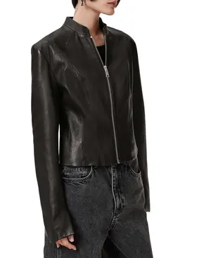ALLSAINTS Sadler Leather Biker Jacket