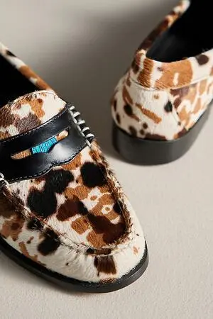 G.H.BASS Whitney Weejuns Leopard Loafers