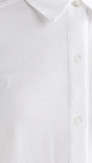Theory Long Sleeve Button-down Shirt - White