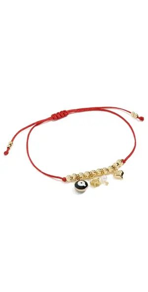 Alexa Leigh Evil Eye Bracelet - Red