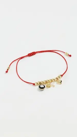 Alexa Leigh Evil Eye Bracelet - Red