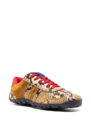 WALES BONNER Snakeskin-effect Sneakers