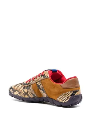 WALES BONNER Snakeskin-effect Sneakers