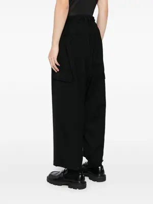 Yohji Yamamoto Wool Wide-leg Trousers