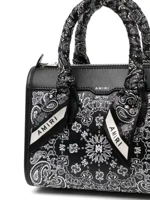 Amiri Bandana Micro Triangle Crossbody Bag