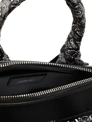 Amiri Bandana Micro Triangle Crossbody Bag