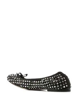 Rene Caovilla Crystal-embellished Ballet Flats