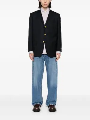 Junya Watanabe Notched Lapel Checked Blazer