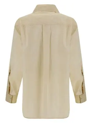 QUIRA Cotton Shirt - Neutrals