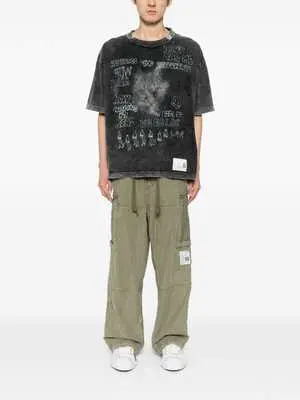 Mihara Yasuhiro Cotton Cargo Pants - Green