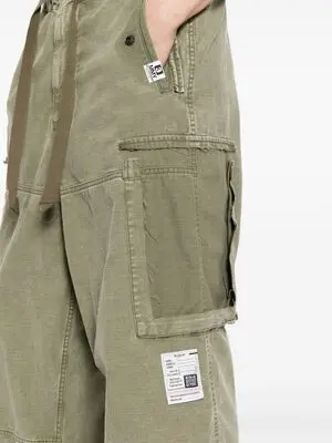 Mihara Yasuhiro Cotton Cargo Pants - Green